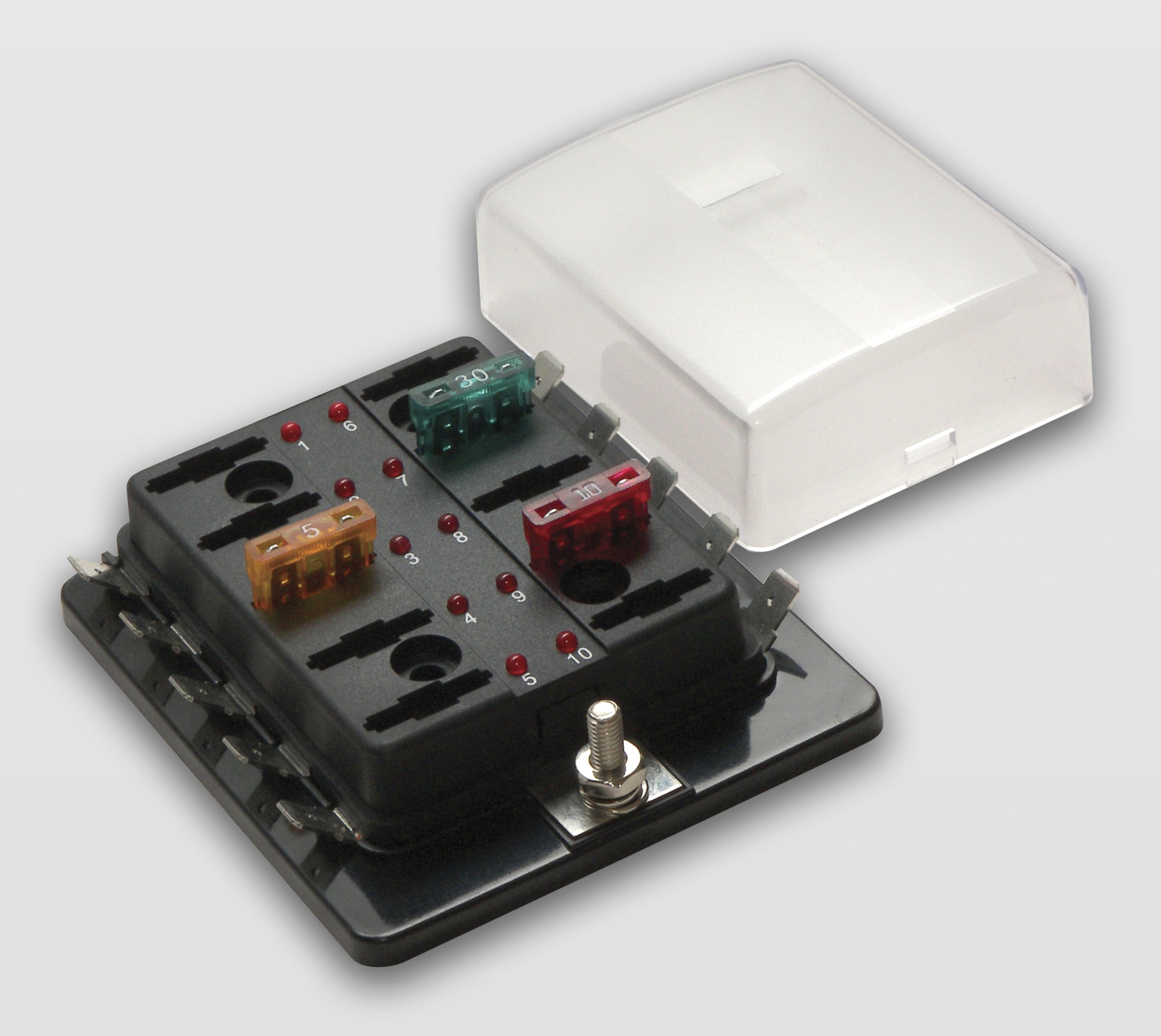 10-Way ATO/ATC LED Fuse Panel