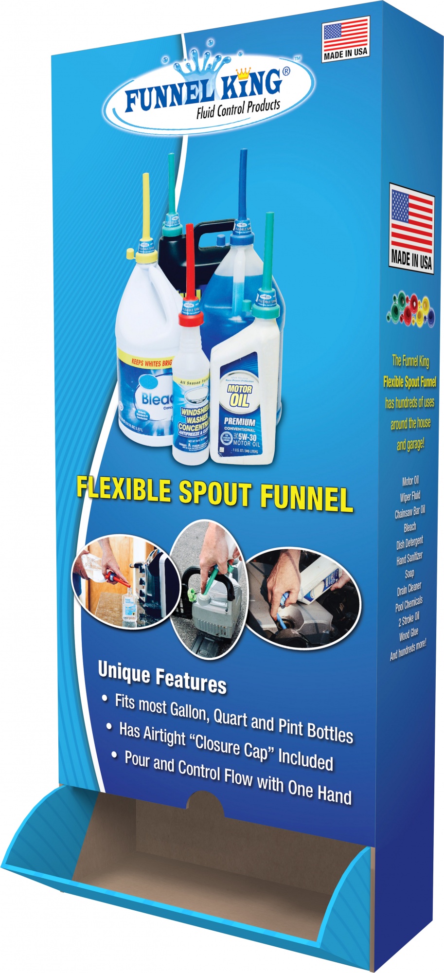 Flex Spout Gravity Feed Display