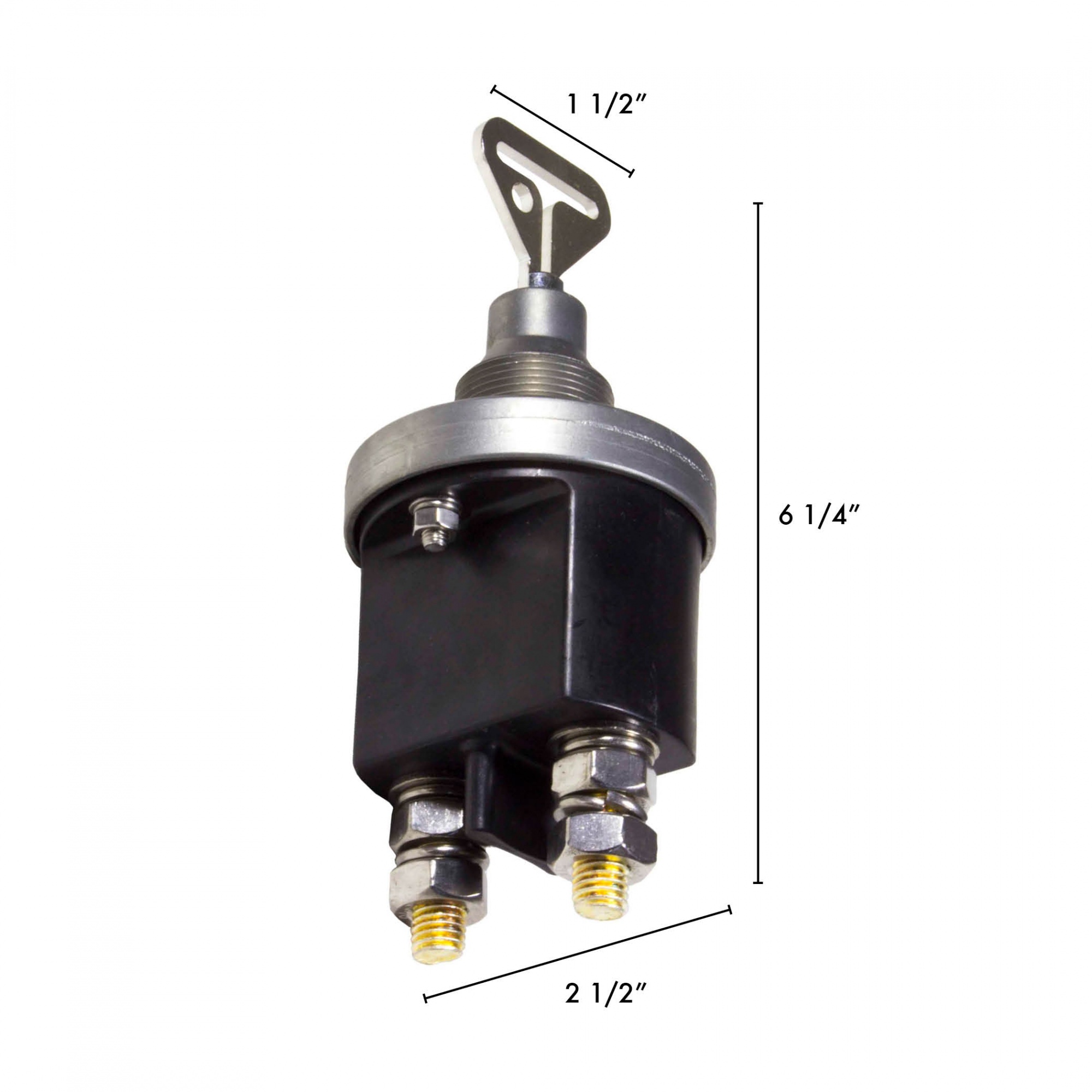 Fixed Handle Battery Disconnect Switch with Key
