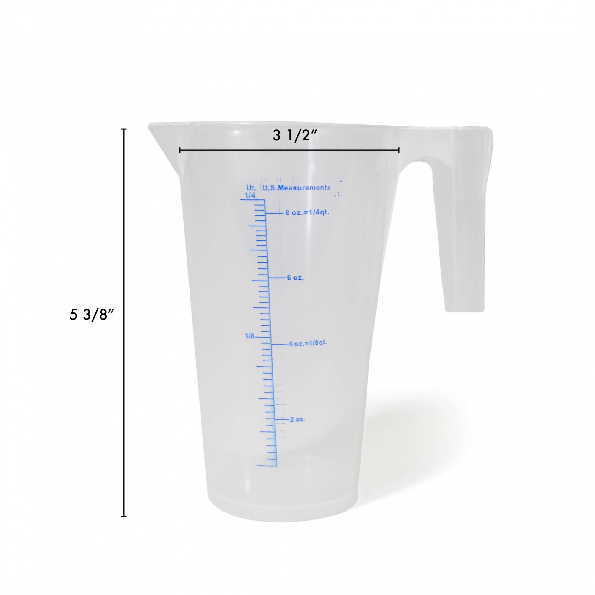 1/2-Quart General Purpose Graduated Measuring Container