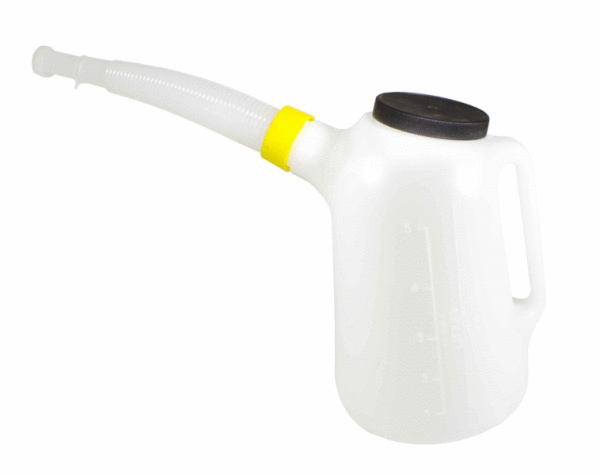 5 Liter Translucent High Density Graduated Measuring Container