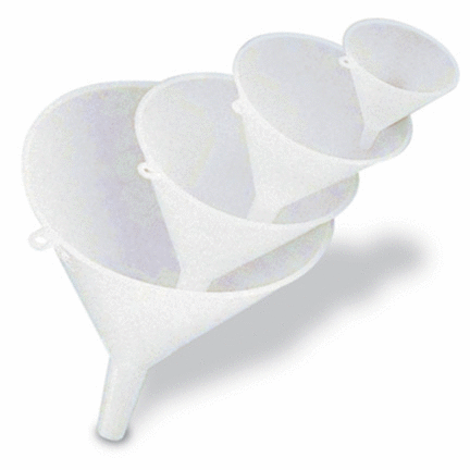Heavy-Duty Polyethylene Funnels