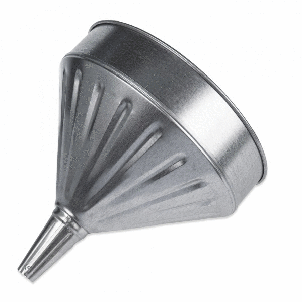 Heavy Duty Galvanized Funnels with Top Band