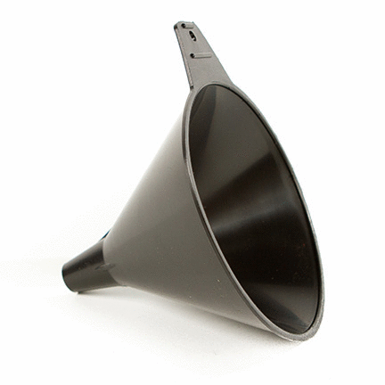 1-Pint Black Polyethylene Economy Funnel