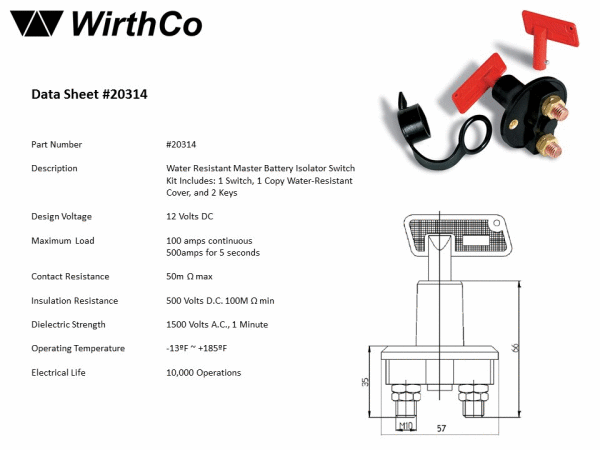 Water-Resistant Master Switch Retail Kit