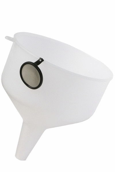 144-Ounce White Extra Heavy-Duty Polyethylene Funnel