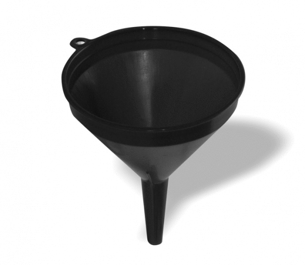 4-Ounce Black Polypropylene Funnel