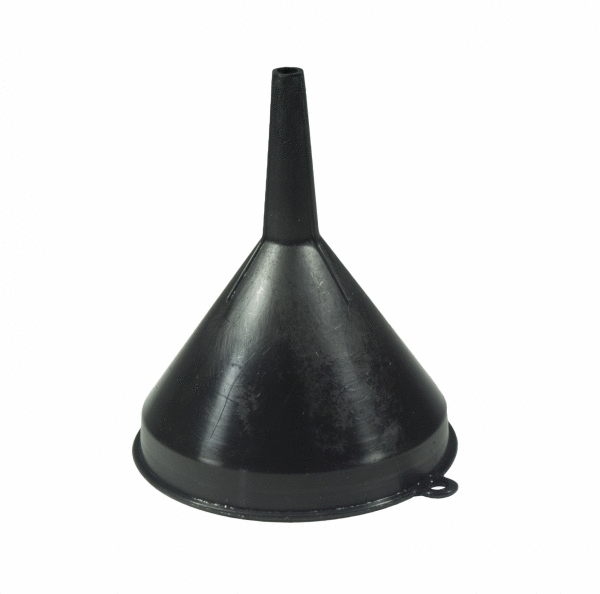8-Ounce Black Polypropylene Funnel
