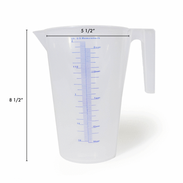 2-Liter General Purpose Graduated Measuring Container