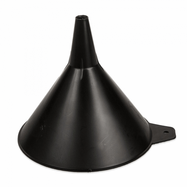2-Quart Black Polyethylene Economy Funnel