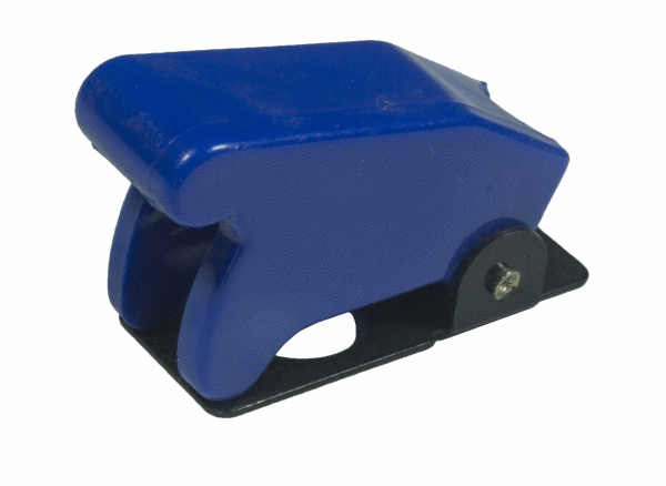 Blue Protective Toggle Switch Cover