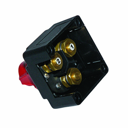 4-Position Mini Master Dual Battery Disconnect Switch