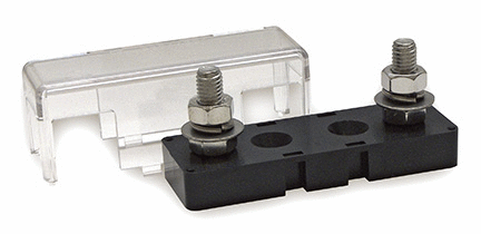 Fuse Block For Open Link Style Fuse Limiters With Protective Cover