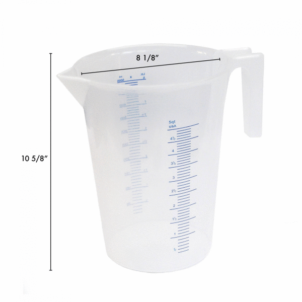 1-Liter General Purpose Graduated Measuring Container