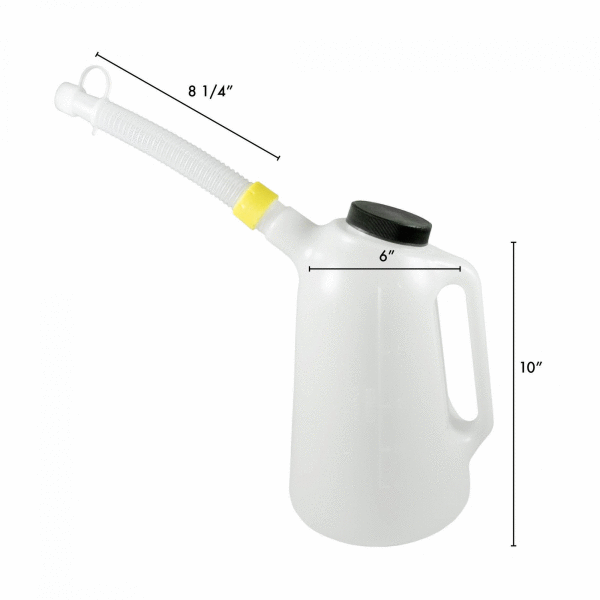 3 Liter Translucent High Density Graduated Measuring Container