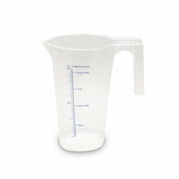 1/4-Quart General Purpose Graduated Measuring Container